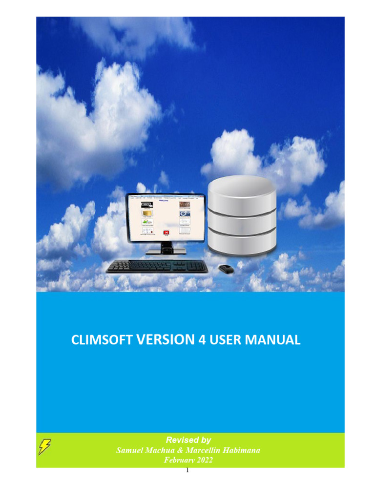 ClimsoftV4 User Manual Feb 2022 | PDF | Comma Separated Values | Installation (Computer Programs)
