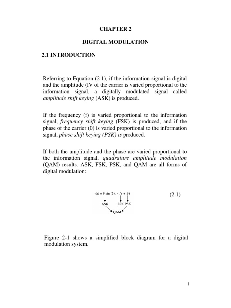 Chapter 2 Pdf Modulation Frequency Modulation