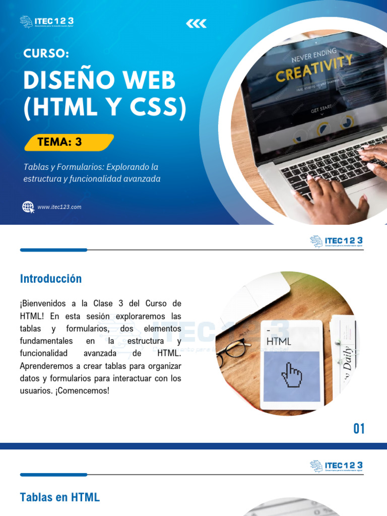 Clase 3 - Diseño Web (HTML y CSS) | PDF | HTML | Diseño web