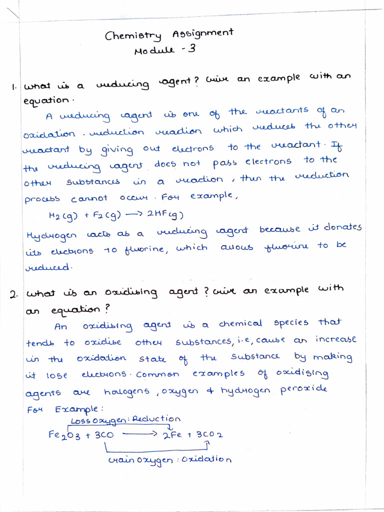 Chem Assignment 1 | PDF | Physical Sciences | Organic Chemistry