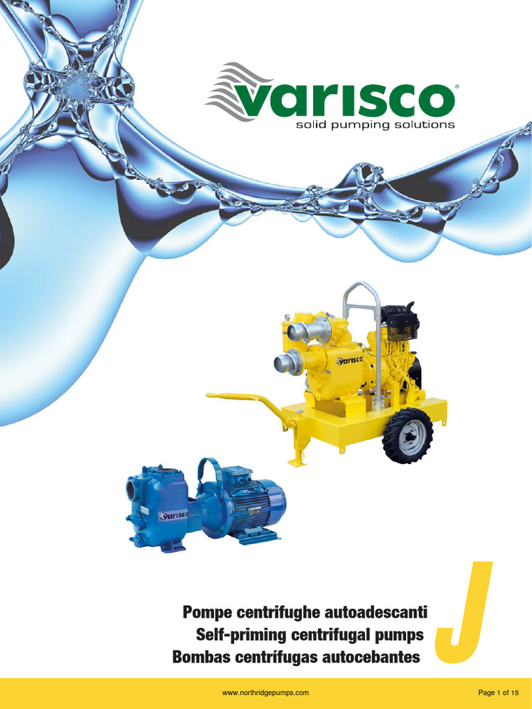 Varisco J6 Series Centrifugal Self Priming Pump English | PDF | Química ...