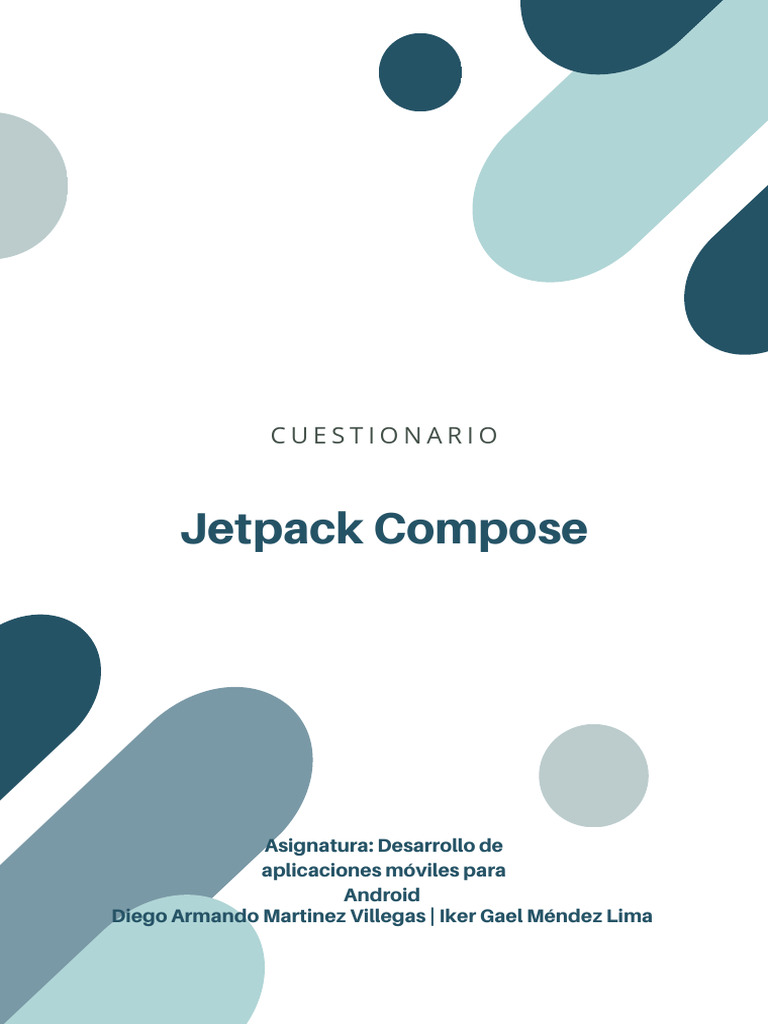Cuestionario Jetpack Compose | PDF