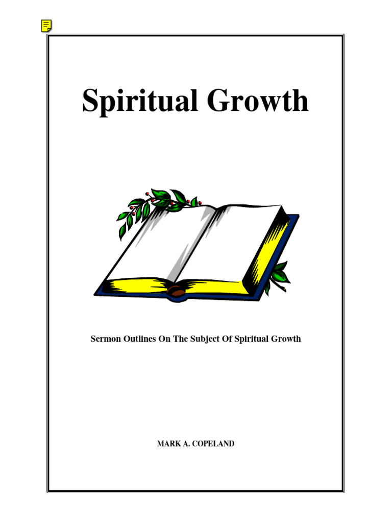 Spiritual Growth Pdf Self Esteem Disciple Christianity