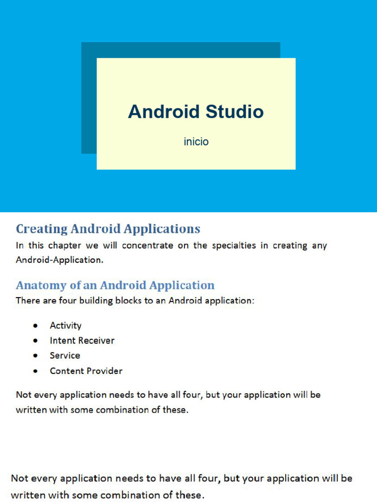 Android Studio | PDF