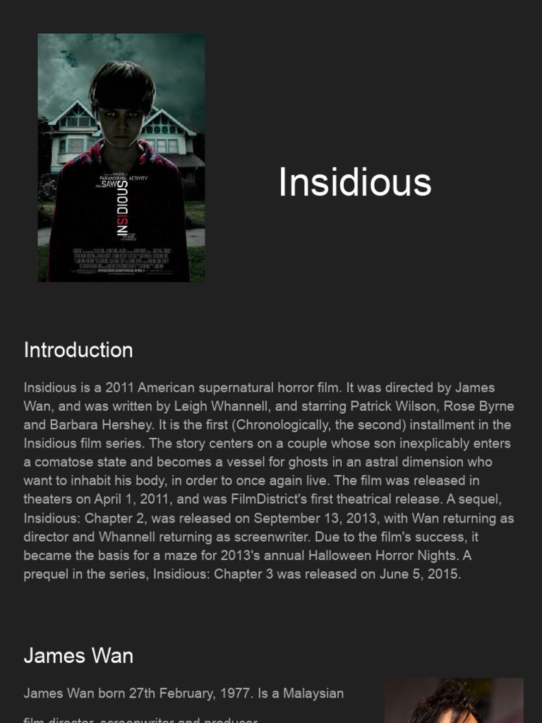 Insidious | PDF