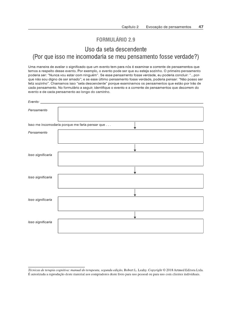 FORMULÁIO 2.9 - Uso Da Seta Descendente | PDF