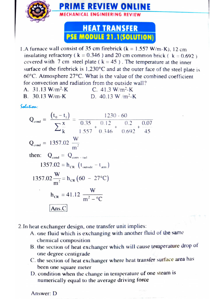 Heat Transfer | Download Free PDF | Heat Transfer | Thermal Insulation