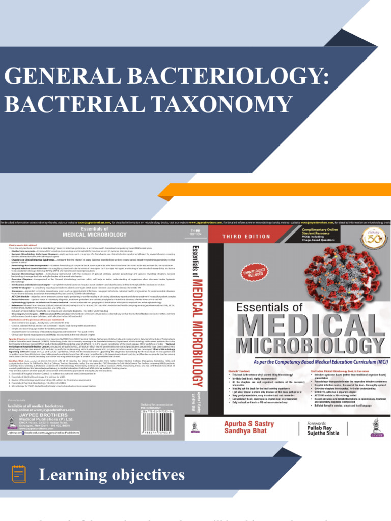 Chapter 3 1 Bacterial Taxonomy Pdf Gram Negative Bacteria