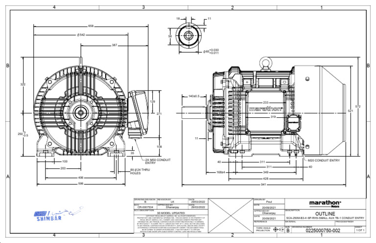 5 - Drawing 55KW Motors | PDF | Intellectual Property Law | Monopoly ...