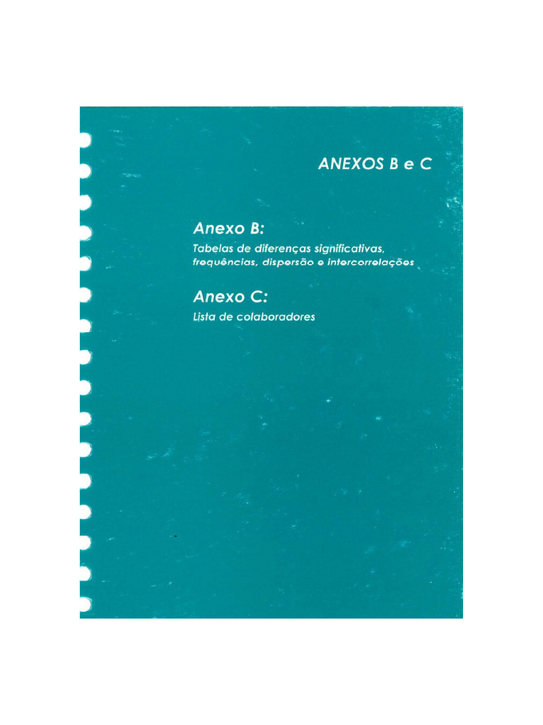 WISC - Anexo B | PDF