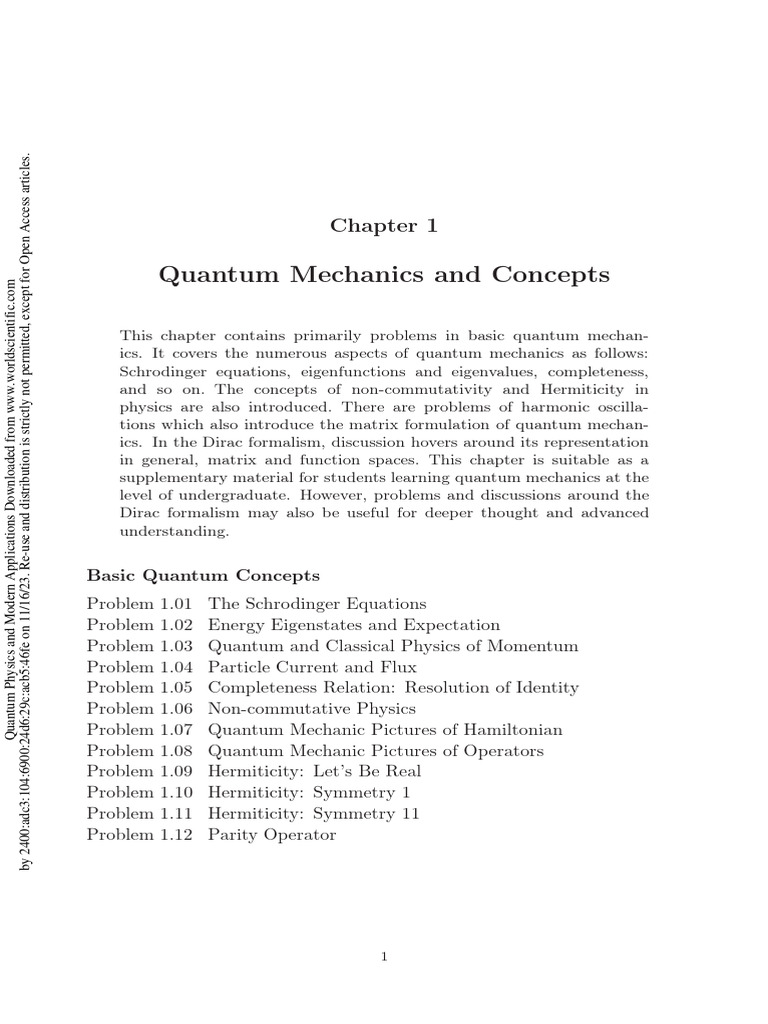 Quantum Mechanics for Undergrads | PDF | Schrödinger Equation | Quantum ...