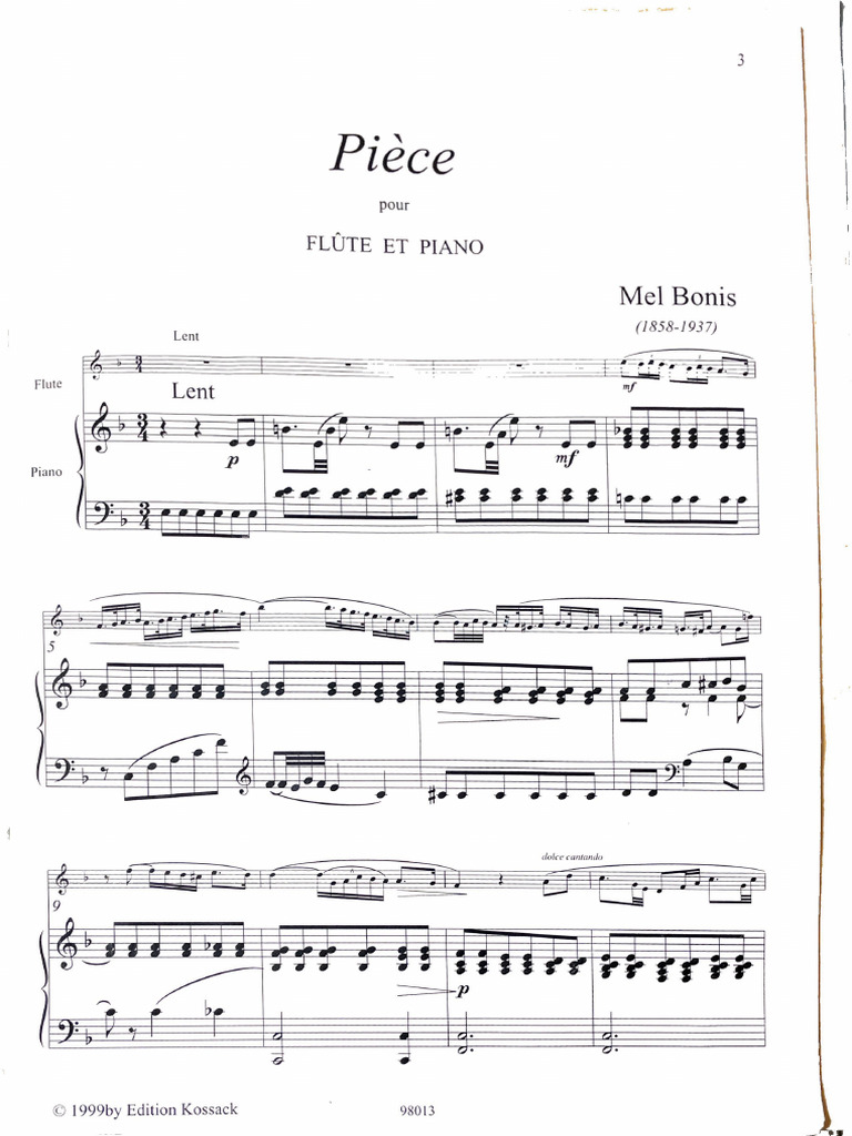 Piece Mel Bonis | PDF