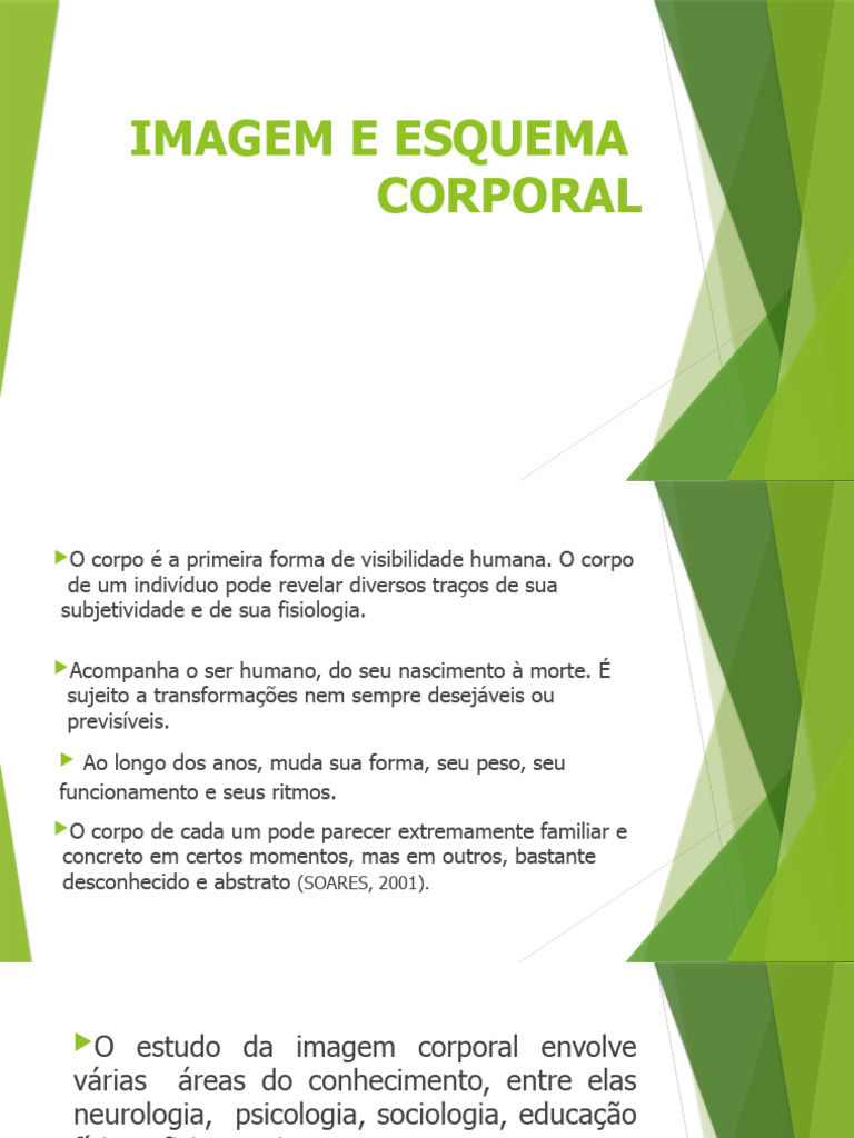 Imagem e Esquema Corporal | PDF | Humano | Sociologia