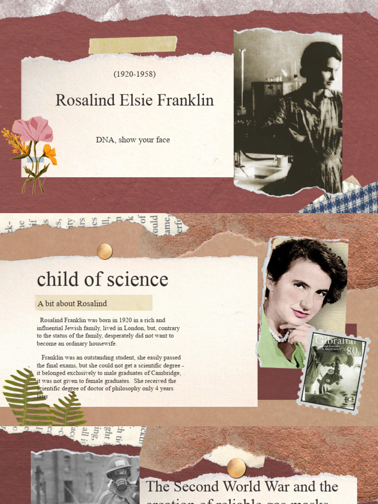 Rosalind Elsie Franklin | PDF | Science