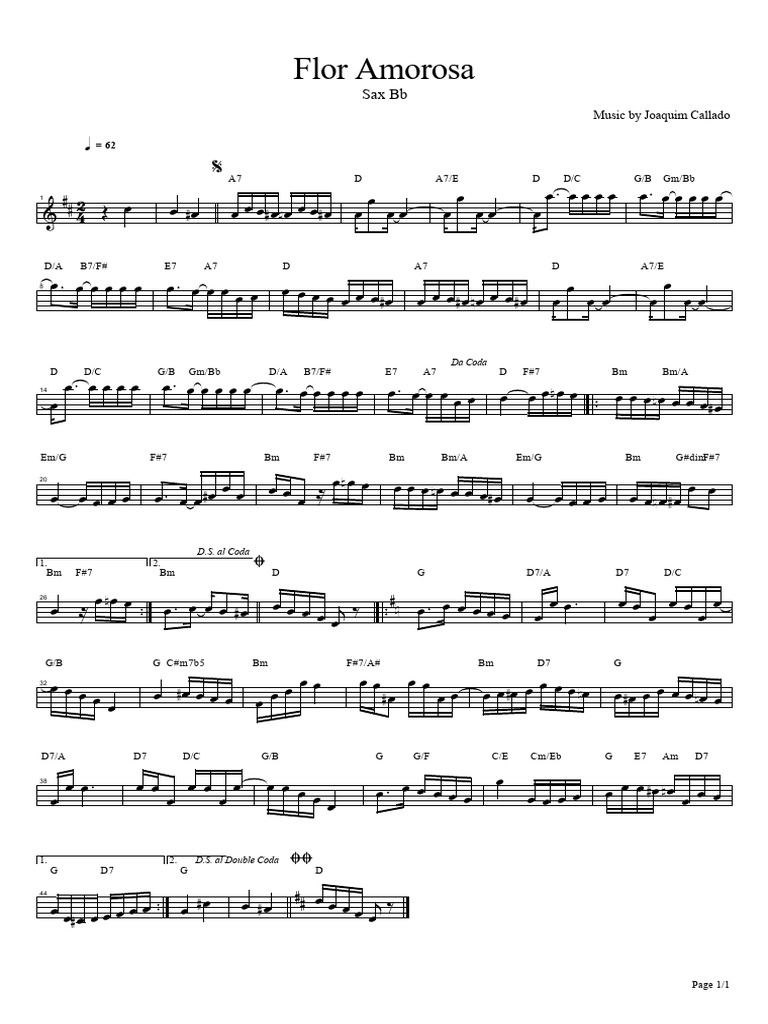 Flor Amorosa - C (BB) | PDF