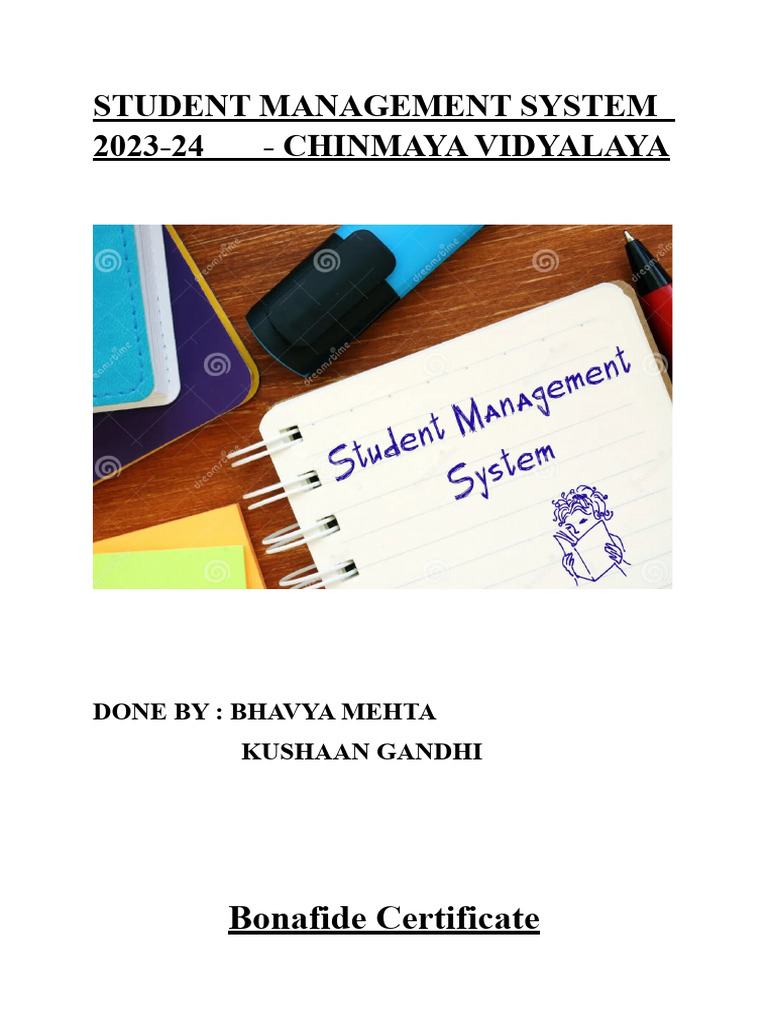 Student Management System Project 2023 | PDF | Databases | Modular ...