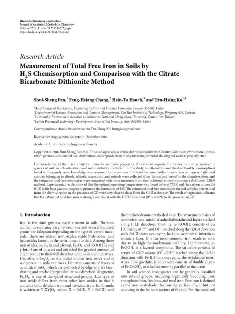 CBD Method | Download Free PDF | Iron | Adsorption