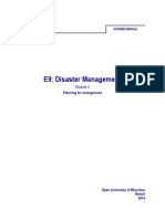 Disaster Management Project (Cover Page) | PDF