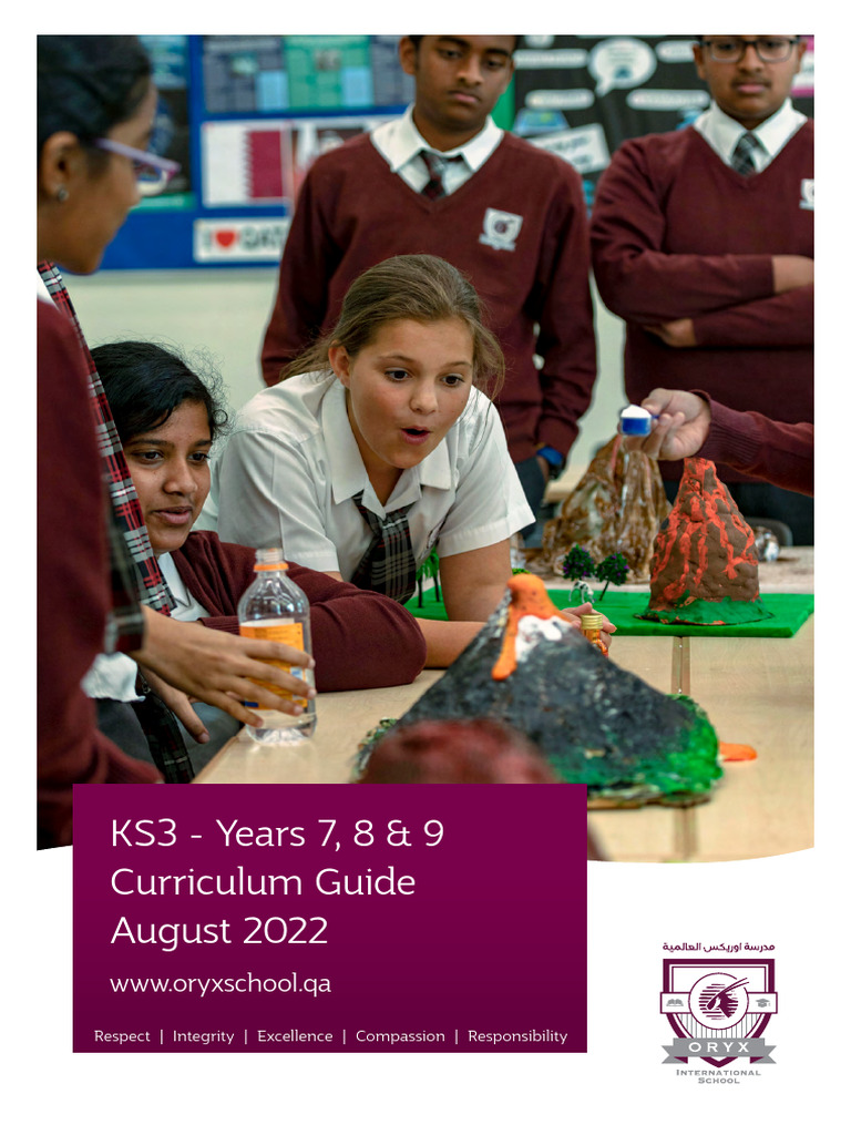 KS3 Curriculum Guide 22 23 V1.0 | PDF | Sweater | Schools