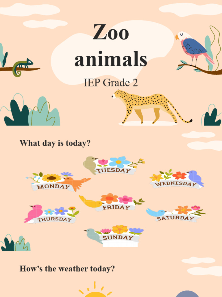 Grade 2 - Zoo Animals II | PDF | Planets | Jupiter