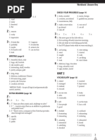 Solucionario Workbook 1 Bachillerato Burlington Books | PDF