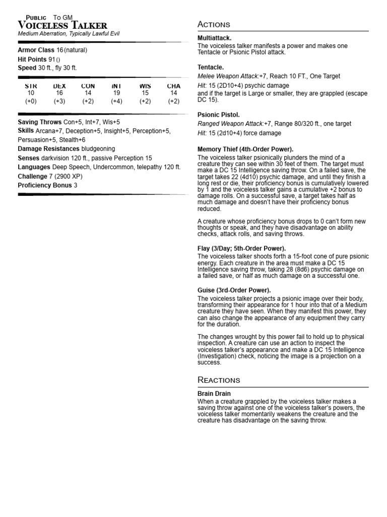 Voiceless Talker | PDF