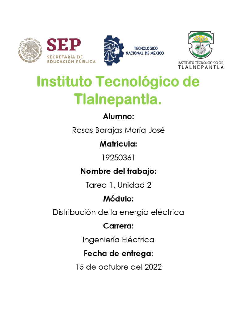 De C2 RosasBarajasMariaJose Grupo 22-2 A2. | PDF | Energia electrica ...