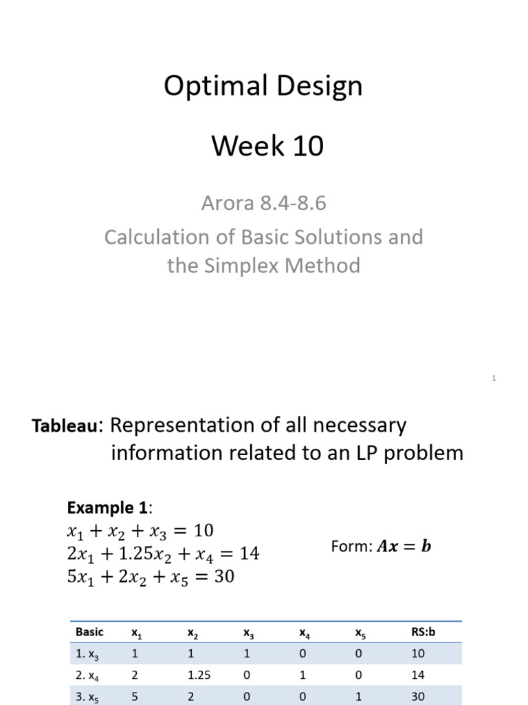 Week 10 | Download Free PDF | Mathematical Optimization | Algorithms