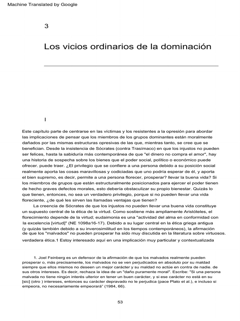 Vicios de la Dominación y Virtud | PDF | Virtud | Egoismo psicologico