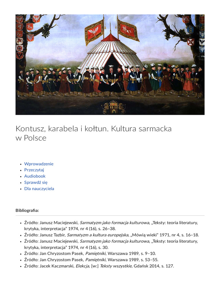 Kontusz Karabela I Koltun Kultur | PDF