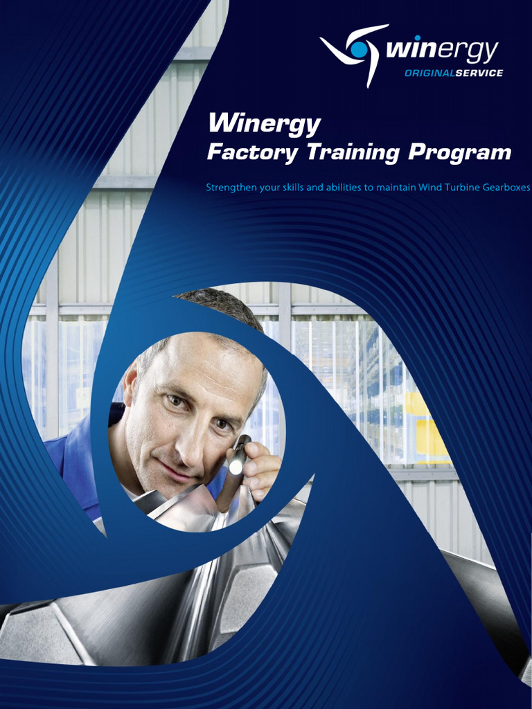 Winergy Wind Turbine Gearbox Training | PDF | Bearing (Mechanical ...