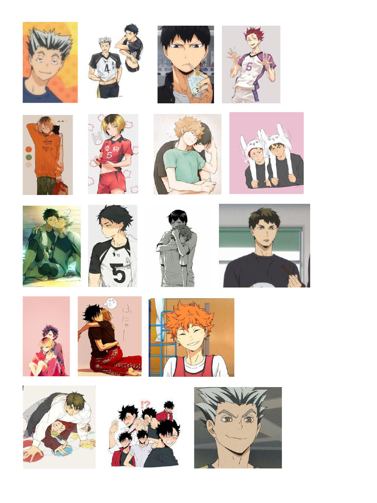 Haikyuu Characters PDF | PDF