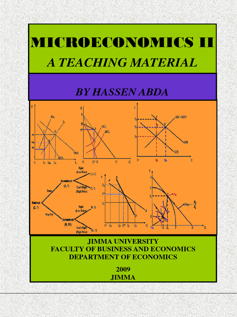Micro Economics II | PDF | Microeconomics | Economic Equilibrium
