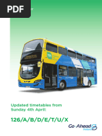 Timetable Bus 100X | PDF | Dublin | Bus Transport