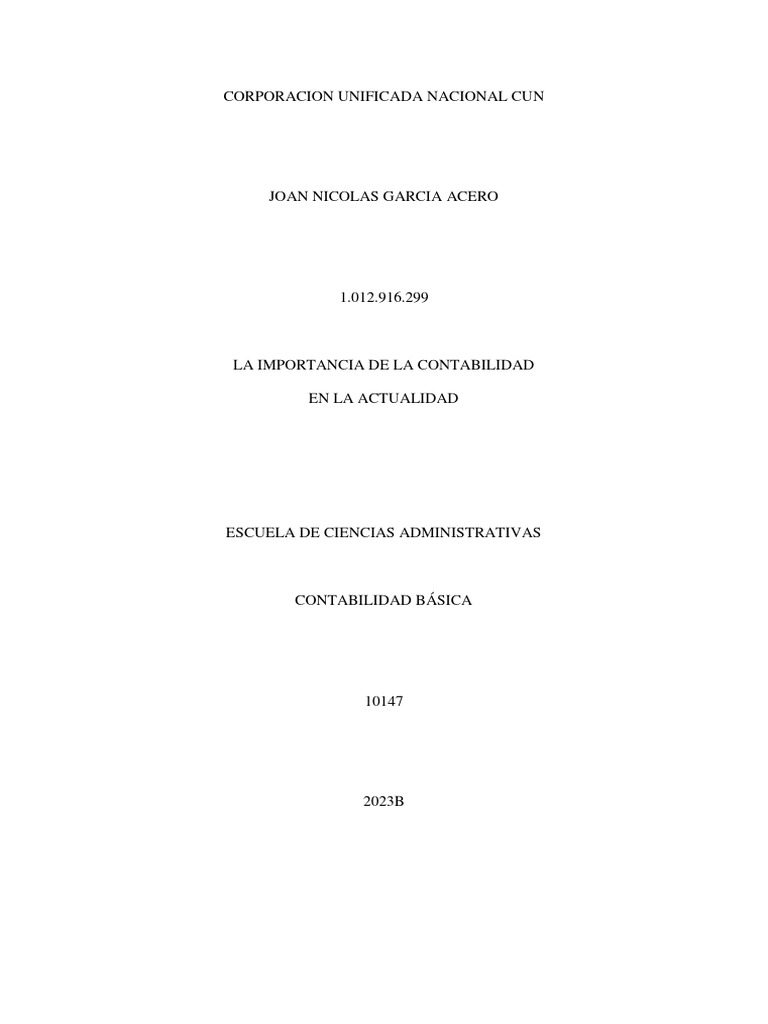 Ensayo Contabilidad | Descargar gratis PDF | Contabilidad | Economias