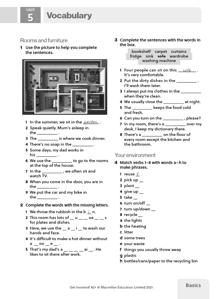 GI A2PLUS U5 Vocabulary Basics | Download Free PDF | Linguistics