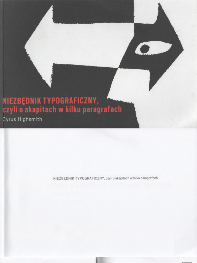Niezbędnik Typograficzny, Czyli o Akapitach w Kilku Paragrafach Cyrus ...