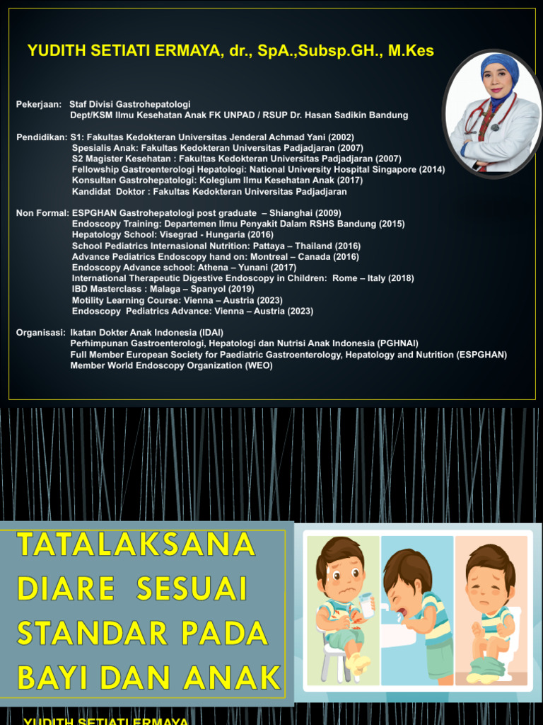 DINKES JABAR DIARE AKUT PADA ANAK (Final) (1) - Dr. Yudith | PDF