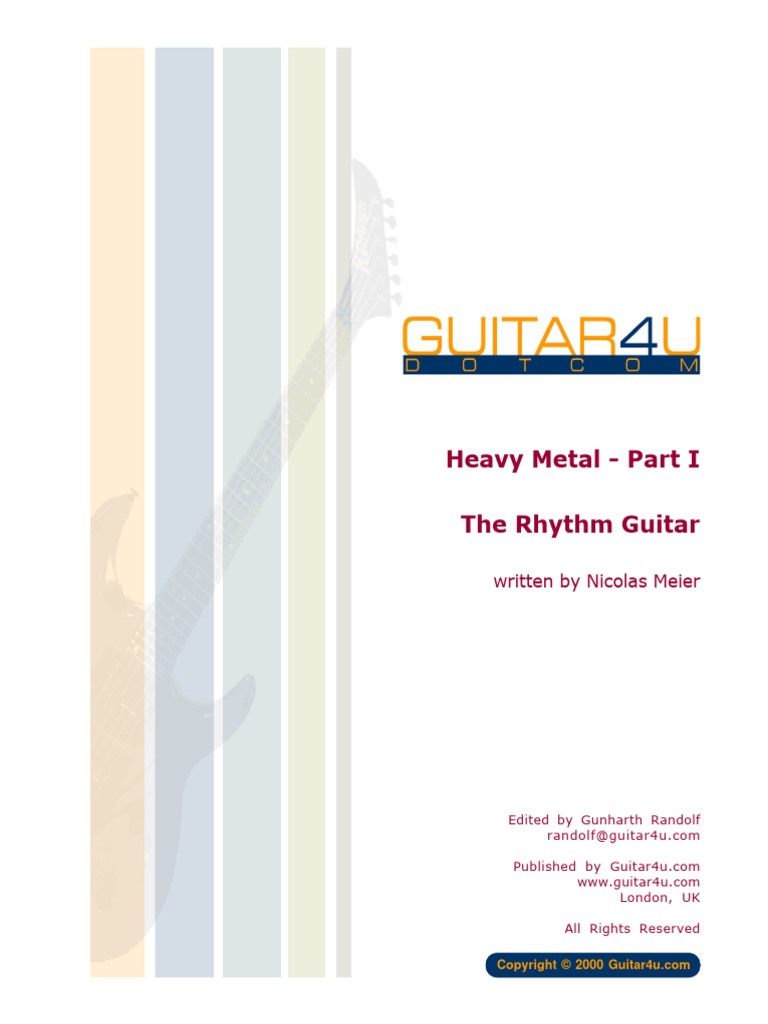 Nicolas Meier - Heavy Metal Rhythm Guitar | PDF | String Instruments ...