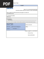 Formato Cheque BBVA Ejemplo | PDF