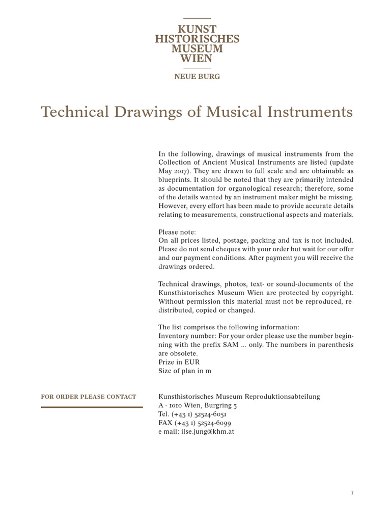 Technical Drawings of Musical Instruments | PDF | String Instruments ...