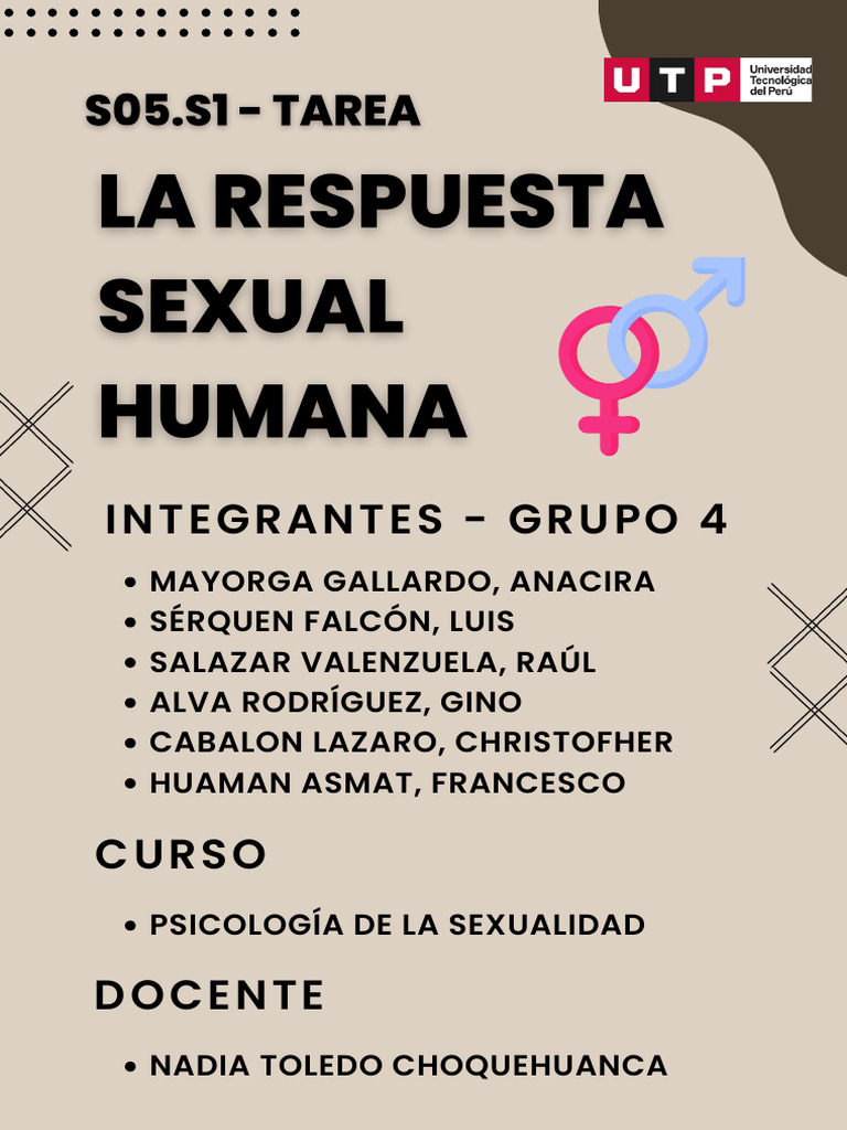 Tarea S05.s1 - Psico - Sexualidad | PDF | Educación sexual | La sexualidad humana