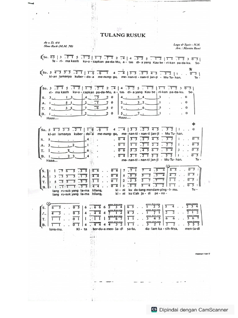 Tulang Rusuk-Lagu Nikah | PDF