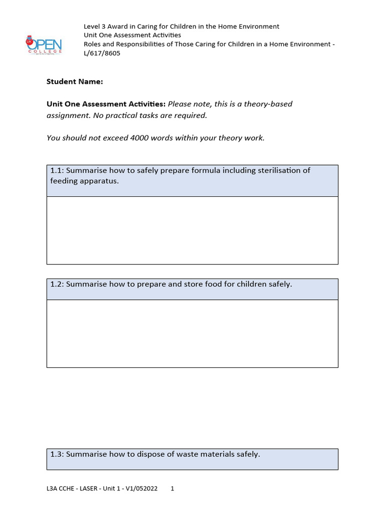 Caregiver Roles in Child Home Care | PDF | Caregiver | Human Life Stages