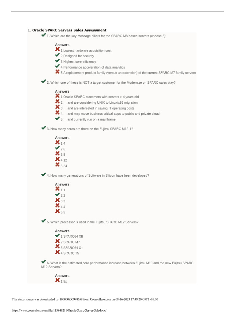 SPARC Server Sales and Cloud Insights | PDF | Cloud Computing | Oracle ...