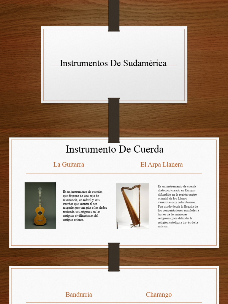 Instrumentos de Sudamérica | PDF | Instrumentos de cuerda ...