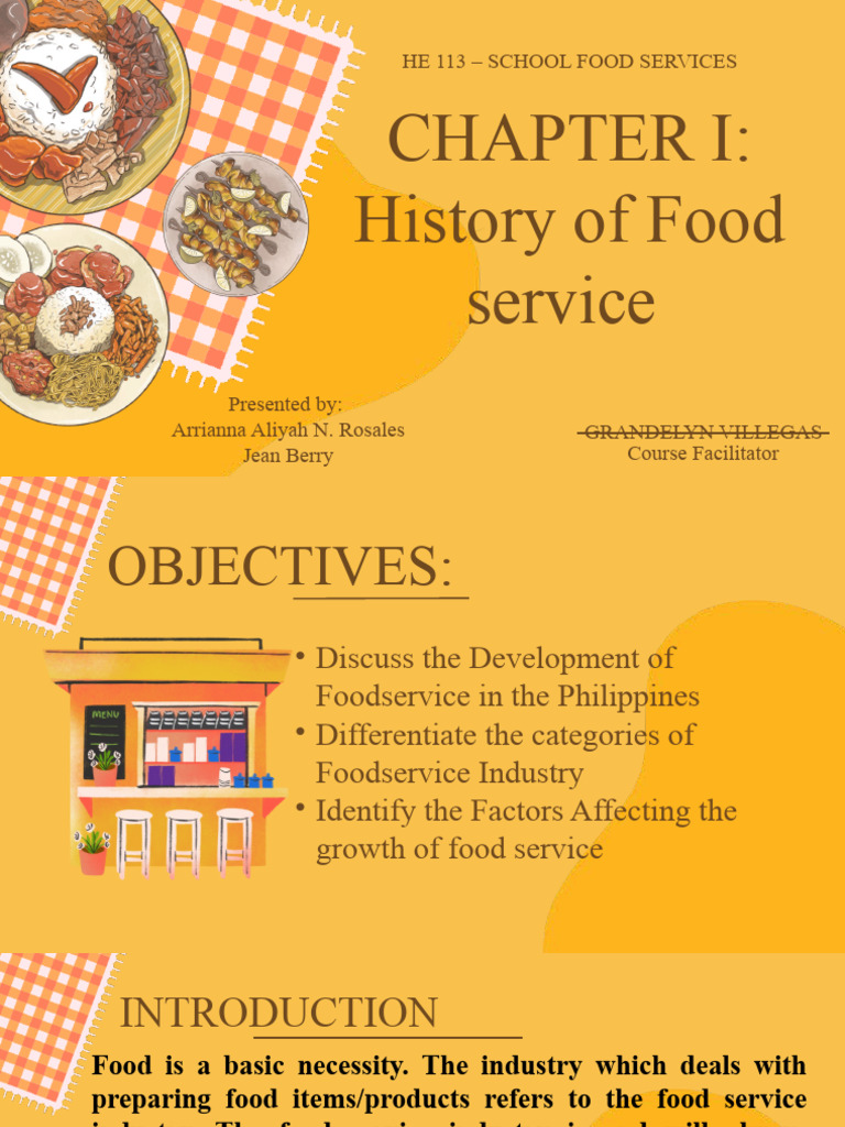 History of Food Service in the Philippines | PDF | Restaurants ...