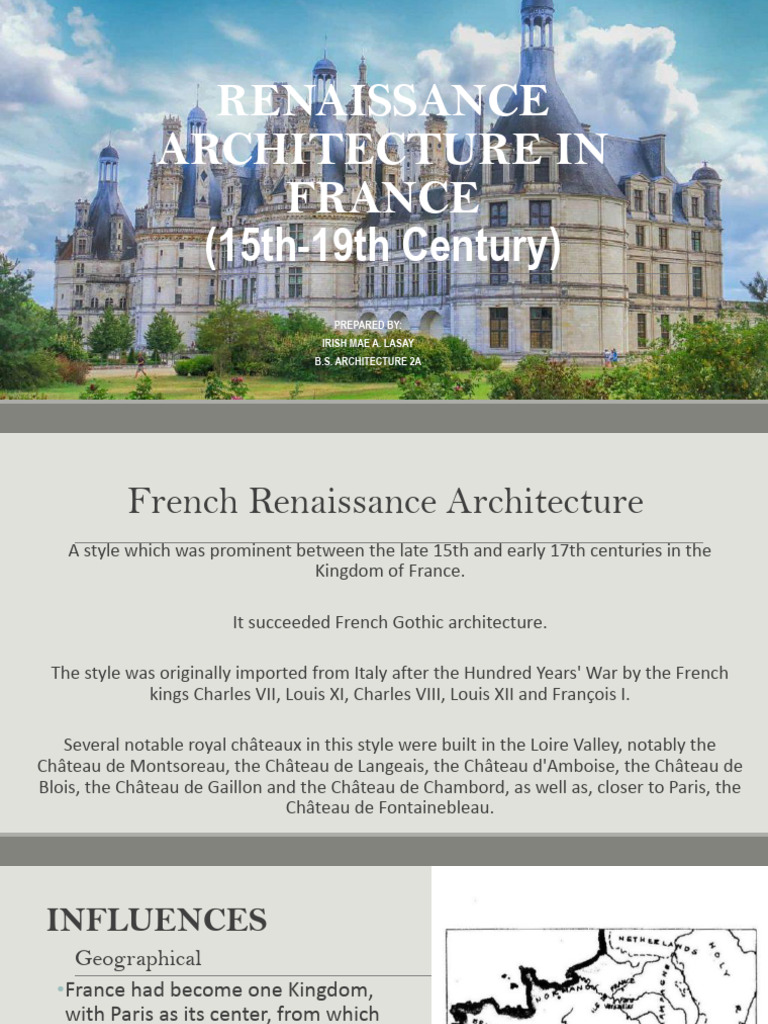 French Renaissance Architecture | PDF | Gothic Architecture ...