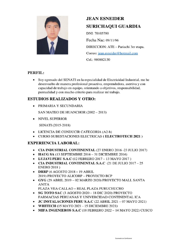 Curriculum Vitae Jean (1) (1) - 1 | PDF