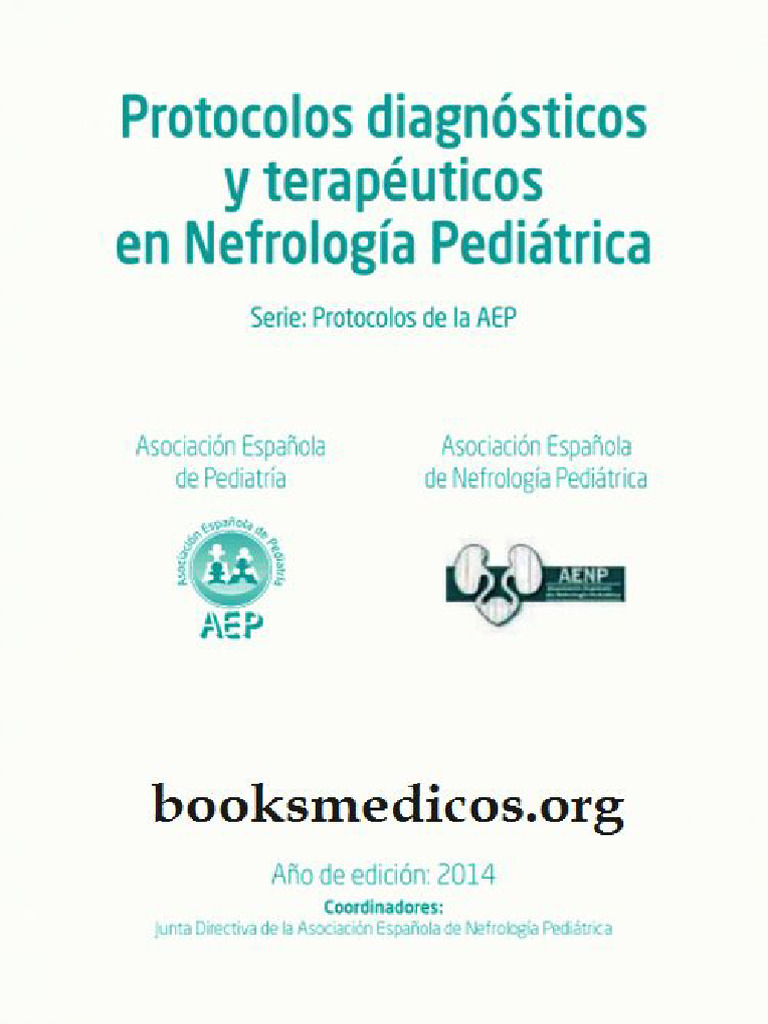 Protocolos Diagnosticos y Terapeuticos en Nefrologia Pediatrica | PDF | Enfermedad renal crónica ...